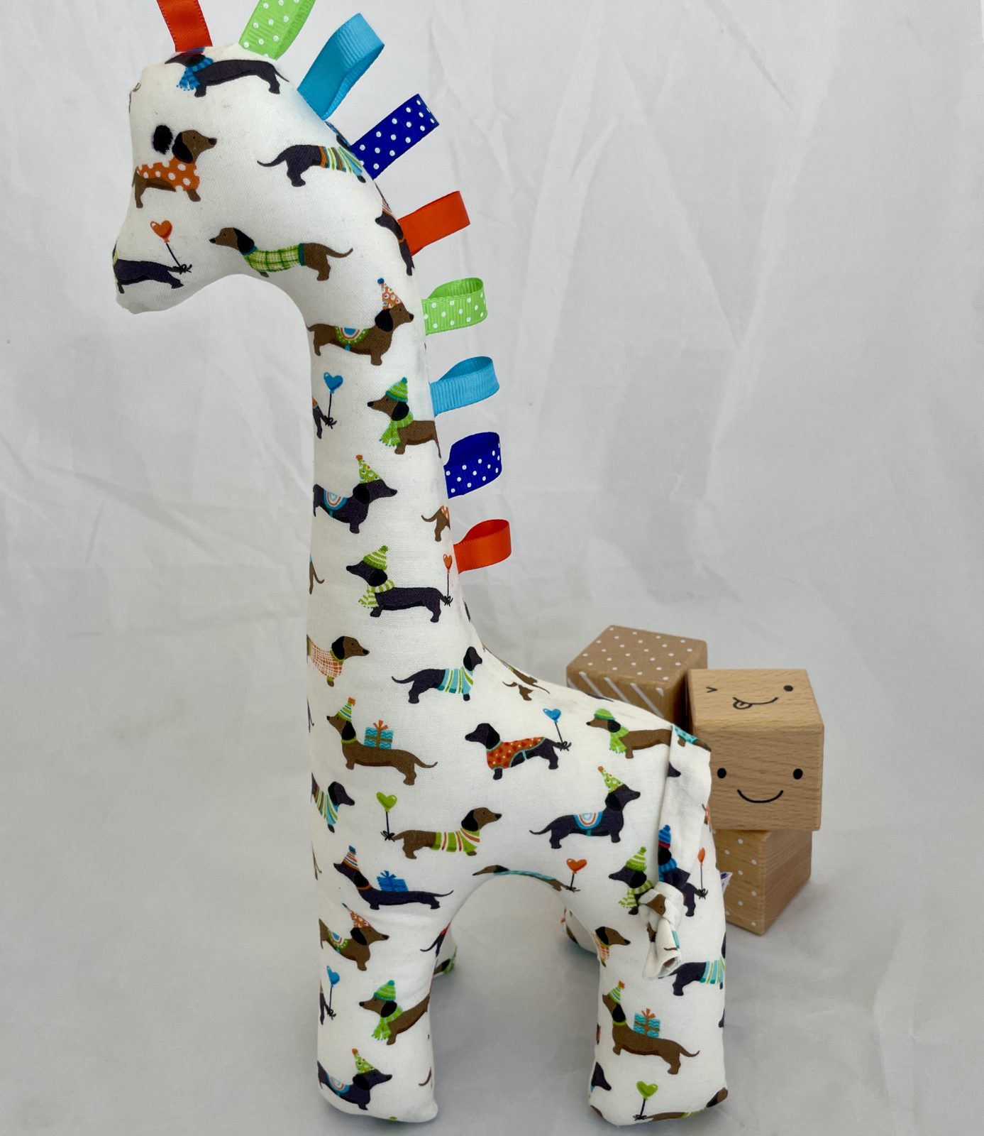 Giraffe Soft Toy - Handmade with love by Cute Cuddles NZ