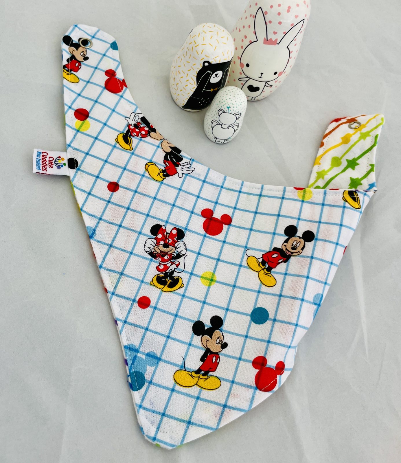 Mickey and Minnie Mouse Bib - Cute Cuddles