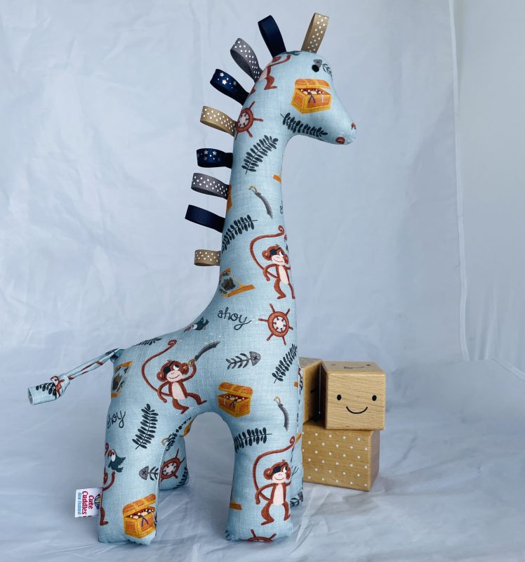 Giraffe Soft Toy - Handmade with love by Cute Cuddles NZ